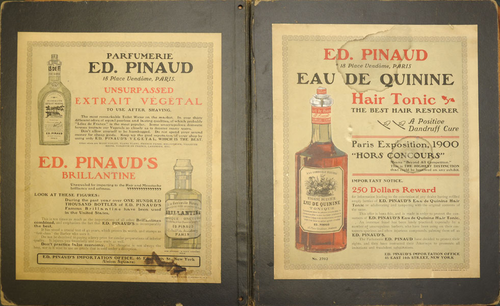 Ed. Pinaud - Moustache Profiles Edouard Pinaud, A La Corbeille Fleurie ...