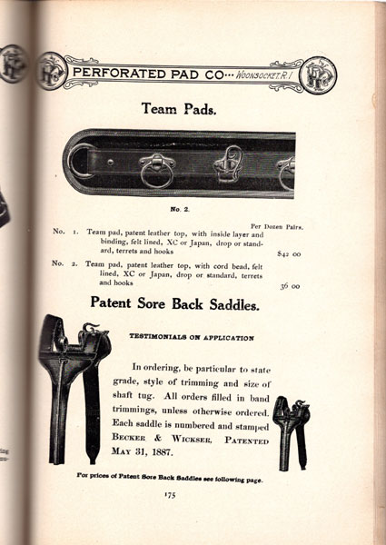 Perforated Pad Company. Woonsocket, Rhode Island, U.S.A. Catalogue ...