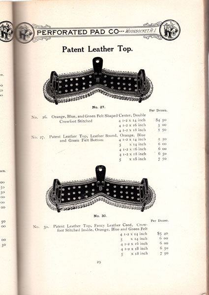 Perforated Pad Company. Woonsocket, Rhode Island, U.S.A. Catalogue ...